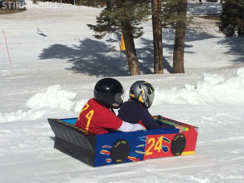 Feleacu Winter Games la Cluj. Va fi primul concurs cu sănii de carton ...