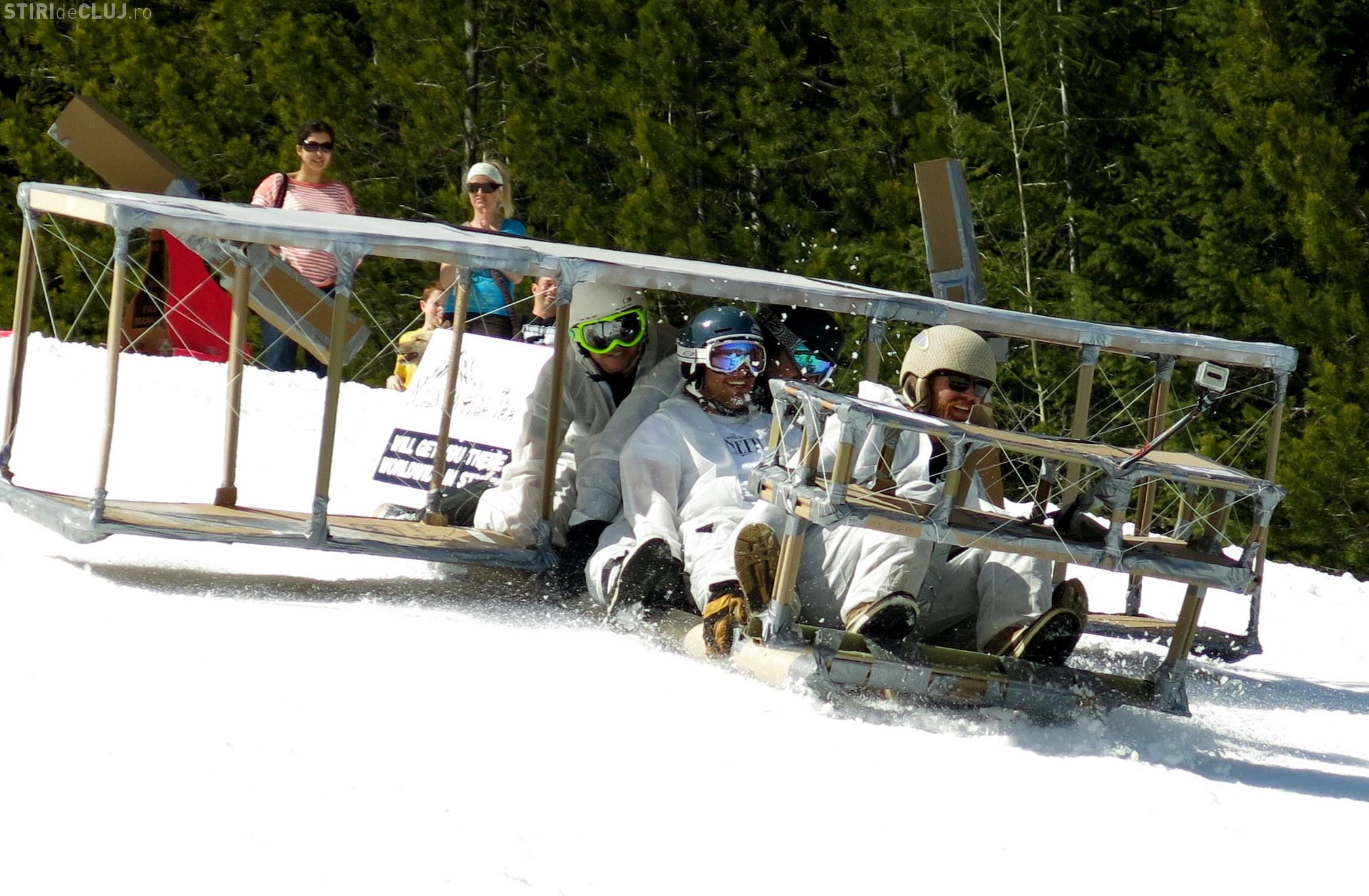 Feleacu Winter Games la Cluj. Va fi primul concurs cu sănii de carton ...
