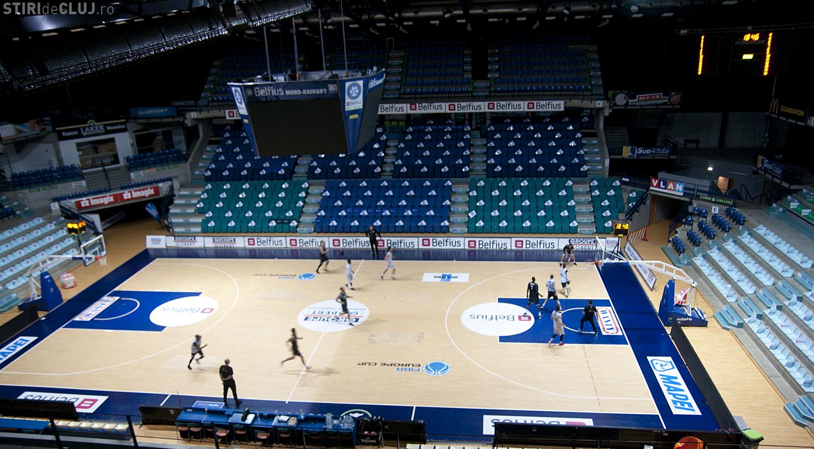 U-Banca Transilvania a făcut un antrenament la Mons Arena, înaintea ...