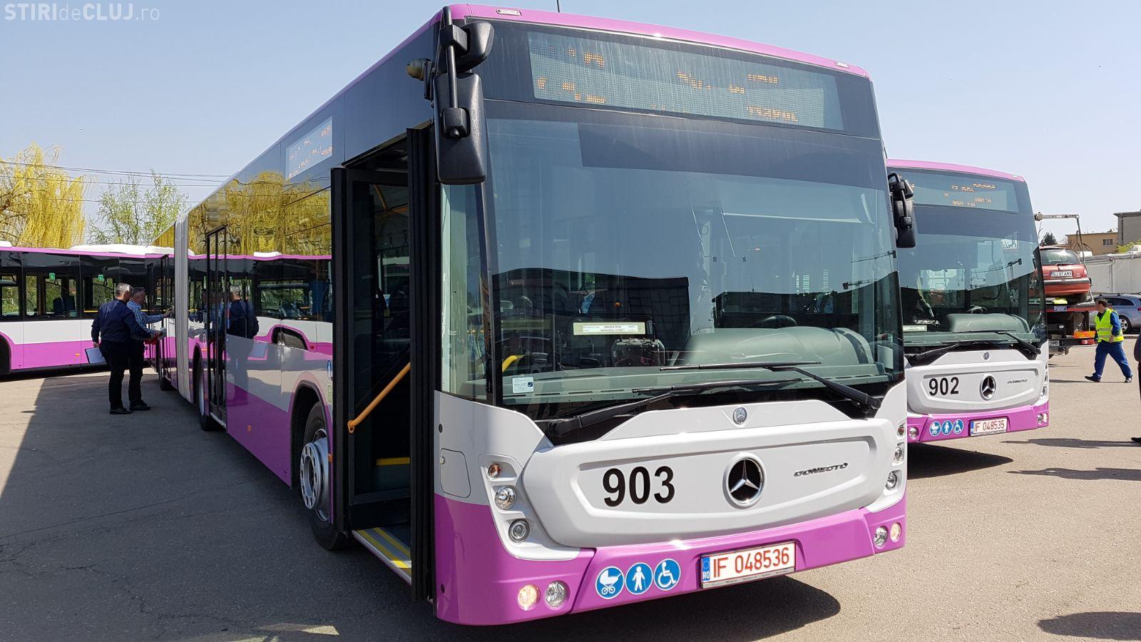 CTP introduce 15 autobuze Mercedes în circulație la Cluj. Pe ce linii ...