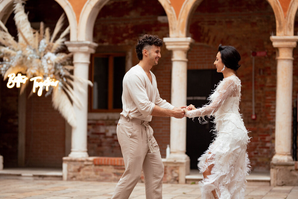 ”Prințișorii” Clujului au făcut o nuntă de vis la Veneția. Cuplul de ...