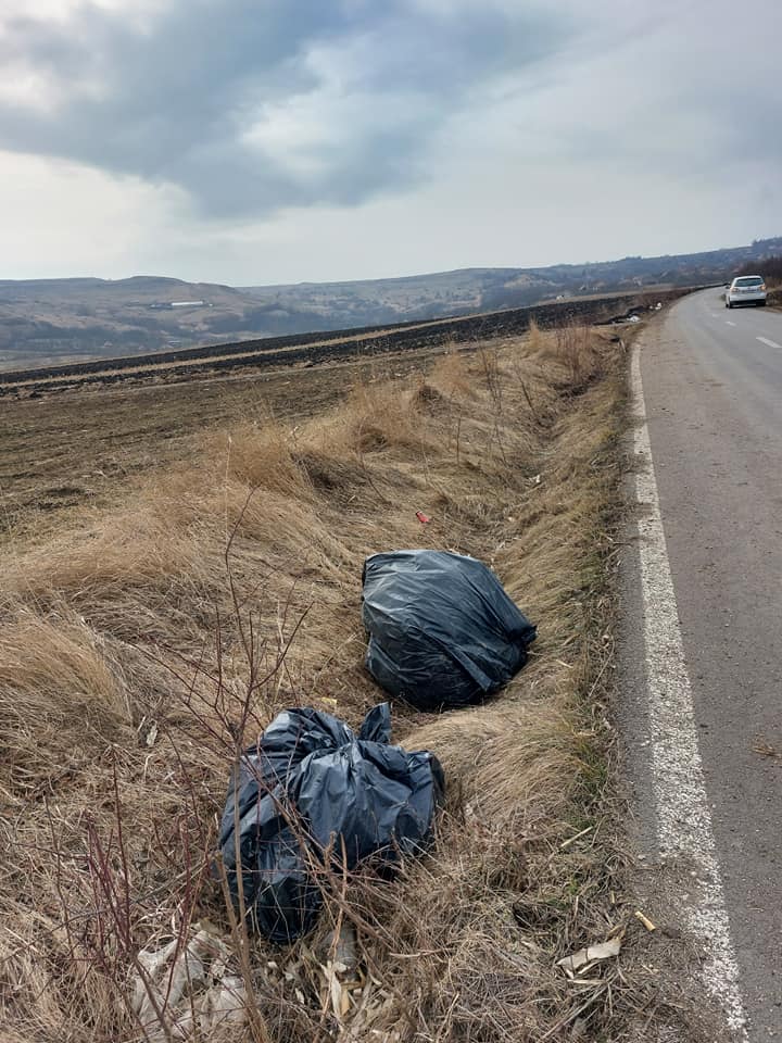 Drumul din Boju, comuna Cojocna, groapă de gunoi pentru firmele din ...