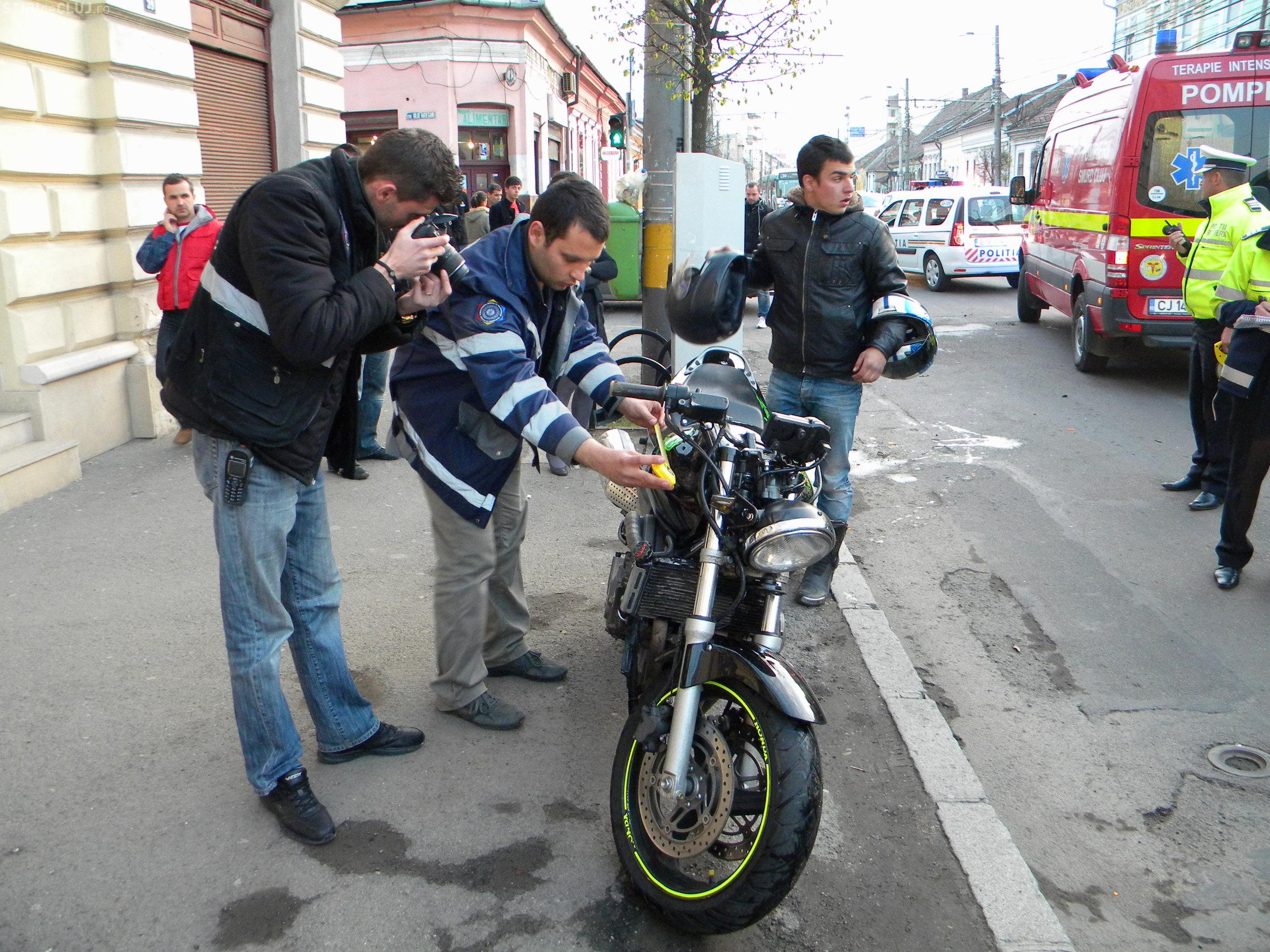 Accident pe strada Motilor, soldat cu un motociclist ranit - Galerie ...