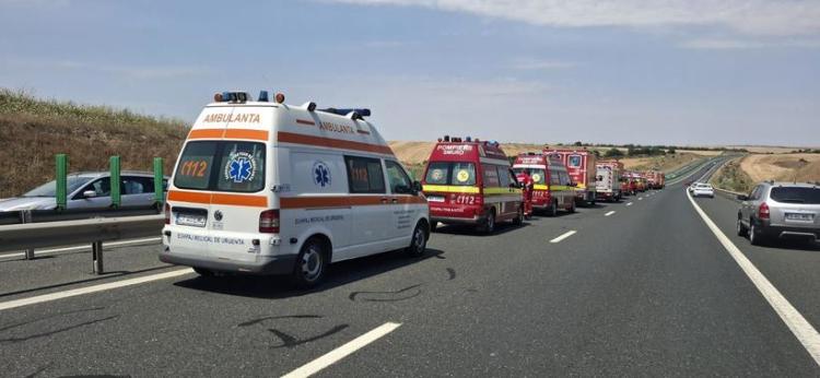 Cluj: Atenție, șoferi! Trafic blocat complet pe raza comunei Apahida, în urma unui accident grav ...