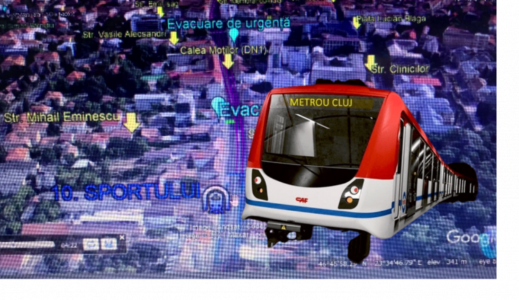METROU Cluj - Traseul METROULUI, stațiile și alte detalii prezentate pe ...