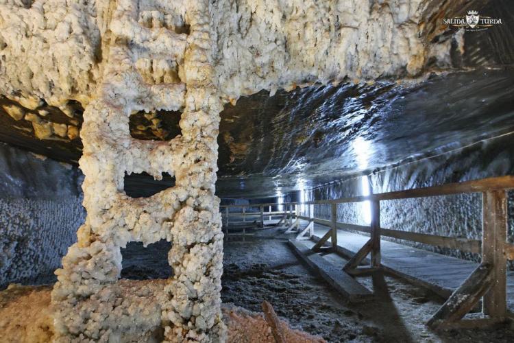 Mina Ghizela de la Salina Turda, o adevărată perlă din adâncuri ce ...