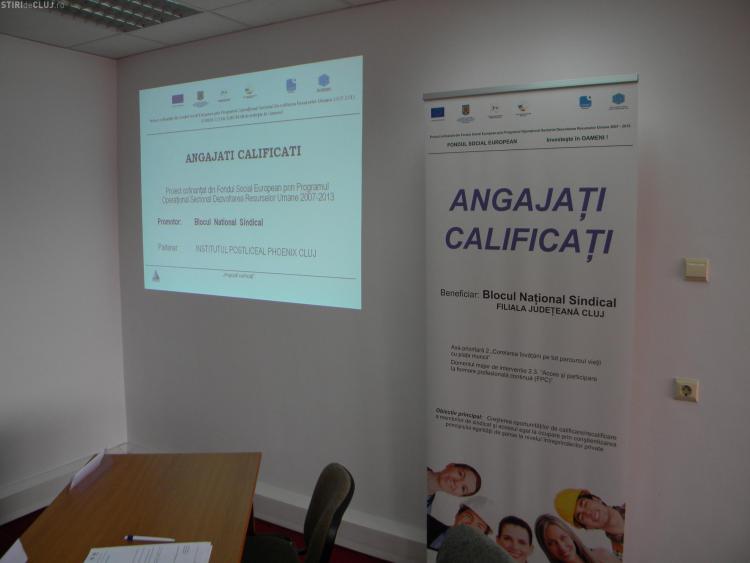 Sindicalistii BNS Cluj, recalificati din fonduri europene, prin ...