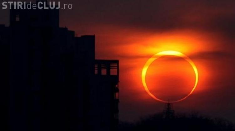 Imagini spectaculoase cu eclipsa inelara de soare - Ştiri de Cluj