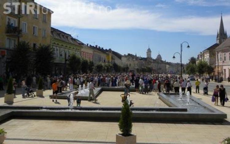 Centrul municipiului Turda a fost inaugurat astazi, o data cu startul ...