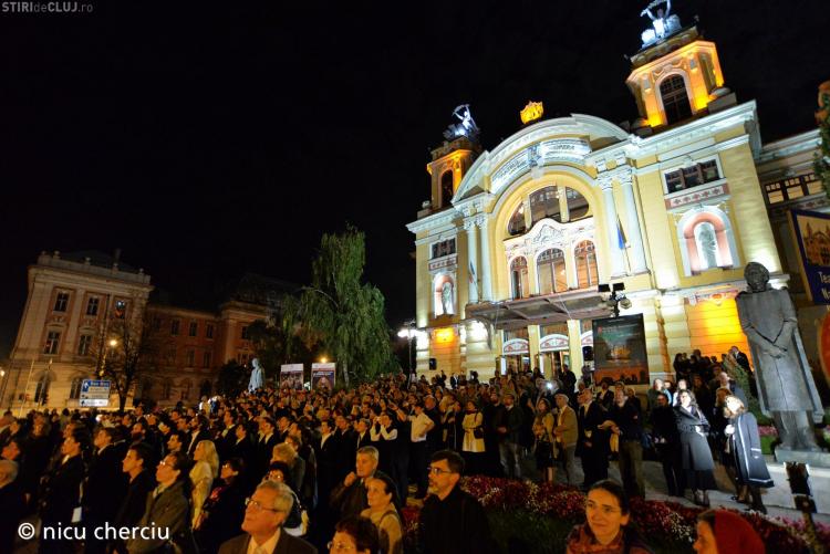 Opera Naţională din Cluj și-a pus numele pe clădirea Teatrului Național ...